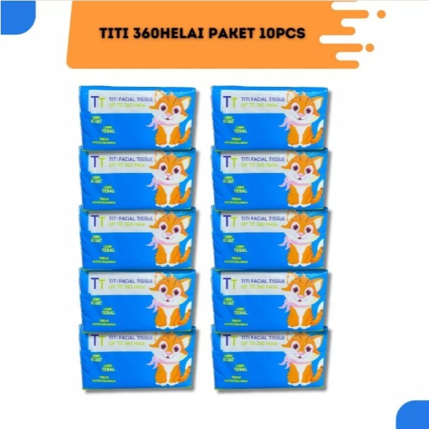 Jual Tissue titi 360 helai paket 10 pcs | Shopee Indonesia