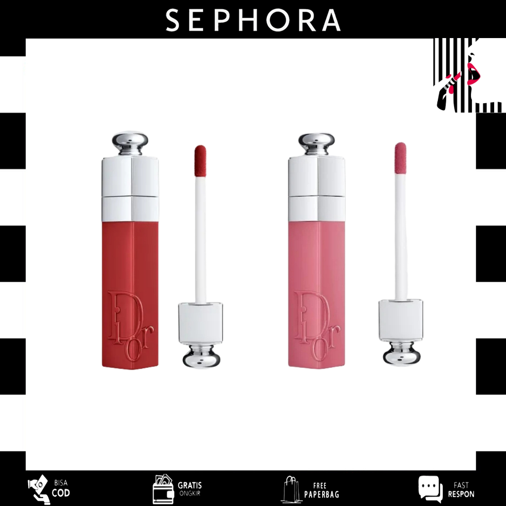 Jual 100% Original DlOR Addict Lip Tint New Formula Lip Tattoo 251 351 421 541 651 771 5ML ...
