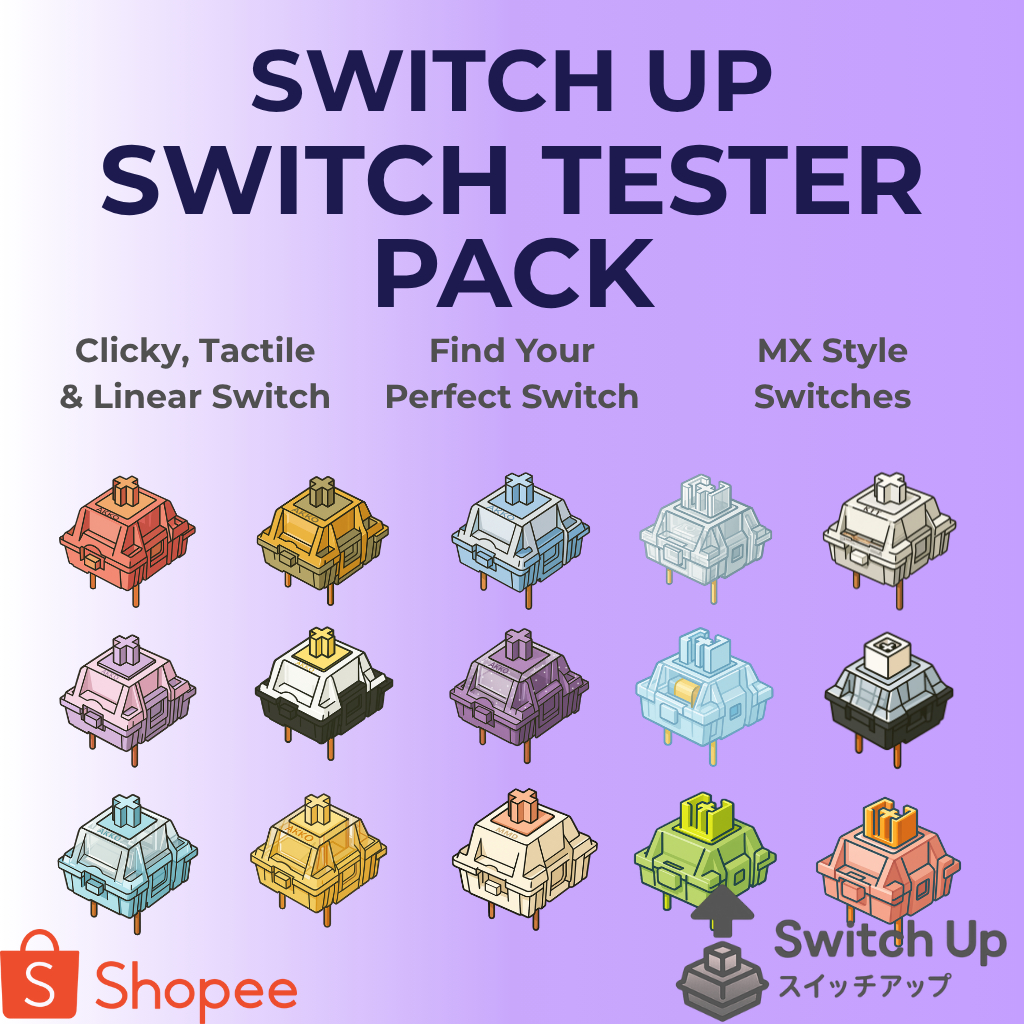 Jual SWITCH UP - KEYBOARD SWITCH TESTER PACK - MX STYLE SWITCHES ...