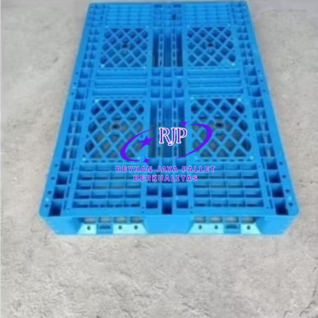 Jual pallet plastik ukuran 120x80x15 biru | Shopee Indonesia