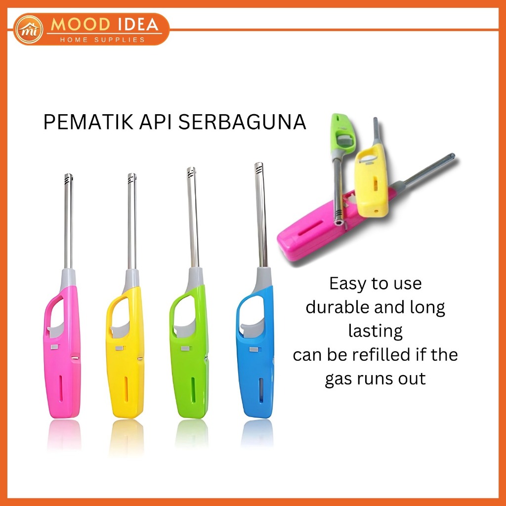Jual (MI) Pematik Api Kompor Gas Korek Plastik Lighter Model Tembak ...