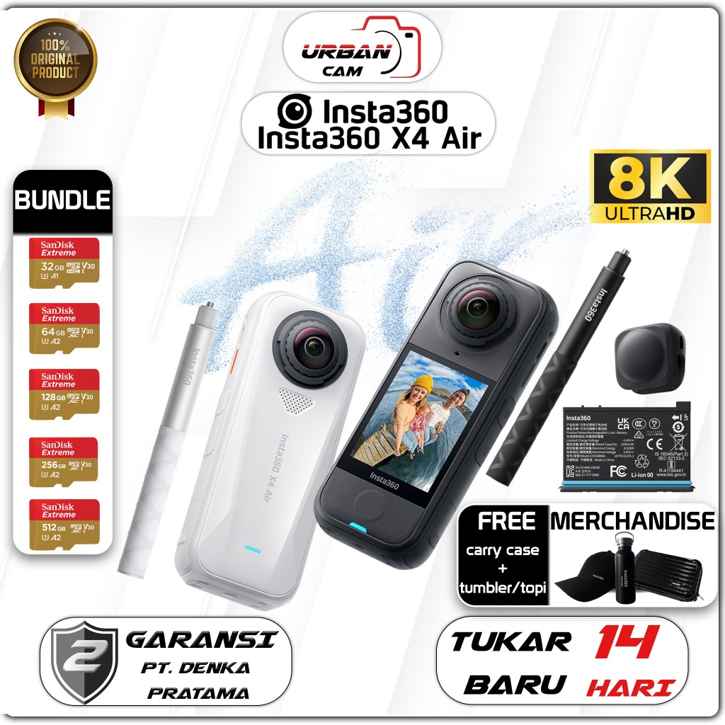 Jual Insta360 X4 Air 360 Action Camera / Insta 360 X4 / Insta 360 X 4 ...