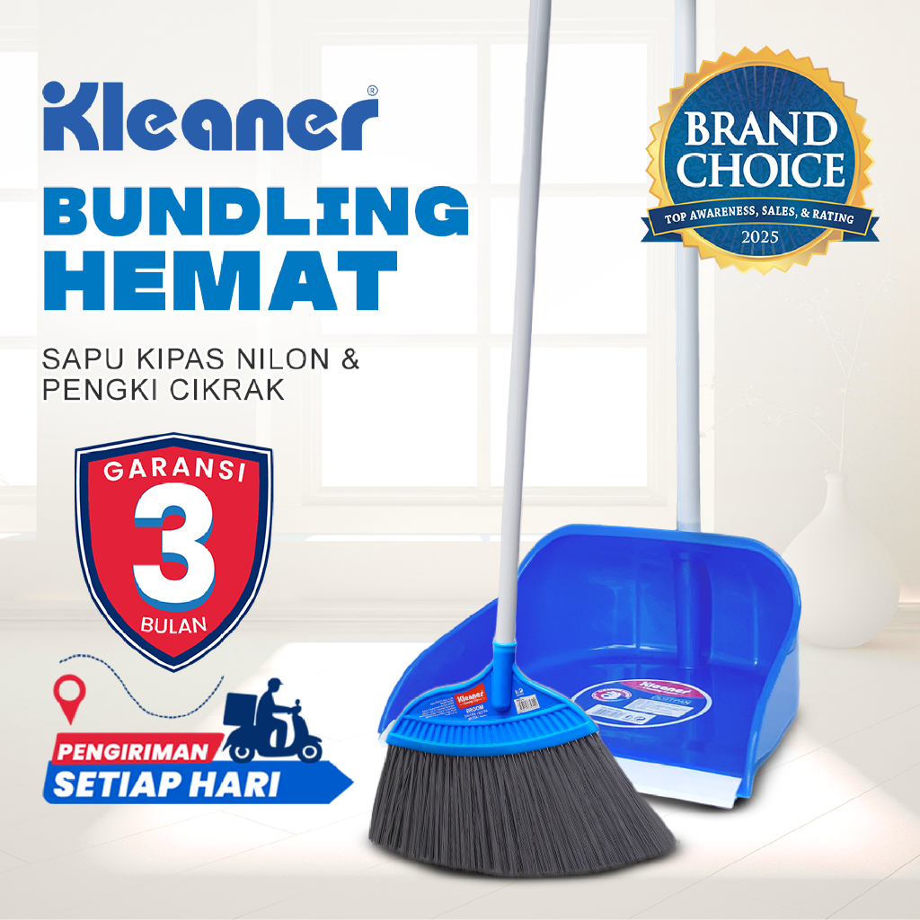 Jual Kleaner Bundling Sapu Kipas Pembersih Lantai dan Pengki Cikrak ...