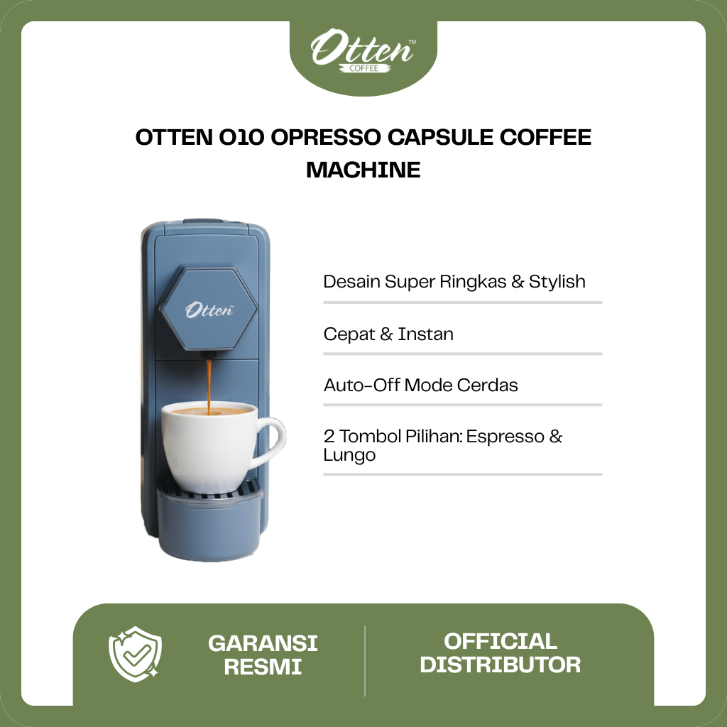 Jual Otten O10 Opresso Capsule Coffee Machine - Mesin Kopi Kapsul ...