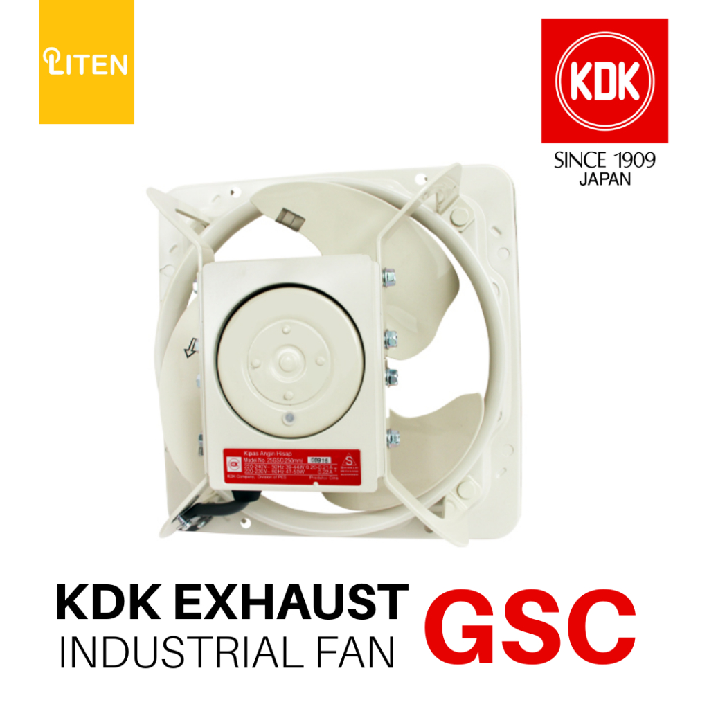 Jual Exhaust Fan Dinding Besi Industri KDK - Industrial Exhaust Wall ...