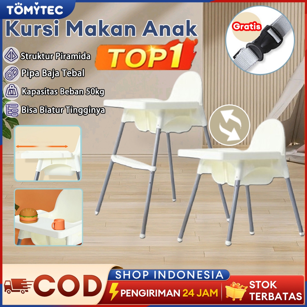 Jual Kursi Makan Bayi Tinggi Yang Dapat Diatur Baby Chair Bangku Makan ...