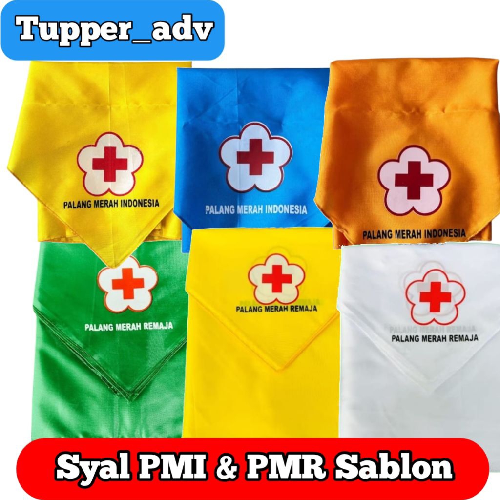 Jual Syal Slayer PMI & PMR Sablon / Syal PMI Sablon / Syal PMR Sablon ...