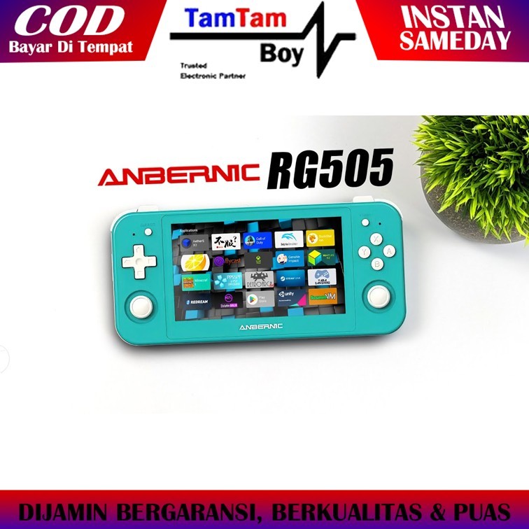Jual Video Game Console Handhled Portable Anbernic RG505 5inch 4GB ...