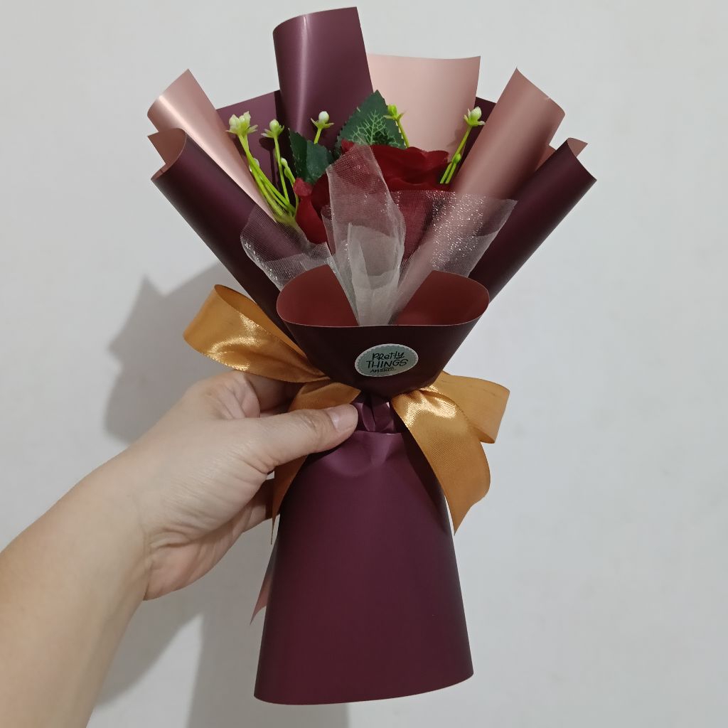 Jual Buket bunga mawar box parcel hari guru | Shopee Indonesia