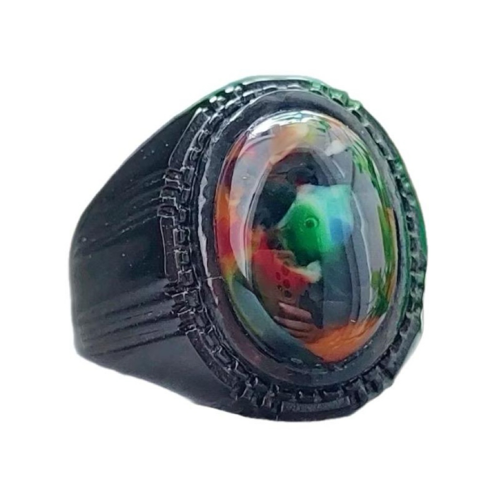 Jual Batu akik pancawarna edong mewah dan elegan | Shopee Indonesia