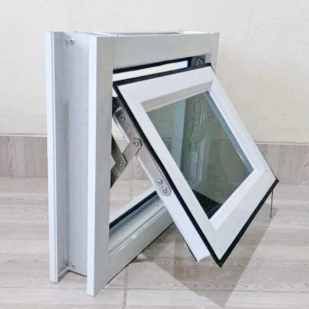 Jual Jendela boven aluminium tersedia warna putih hitam coklat( free ...