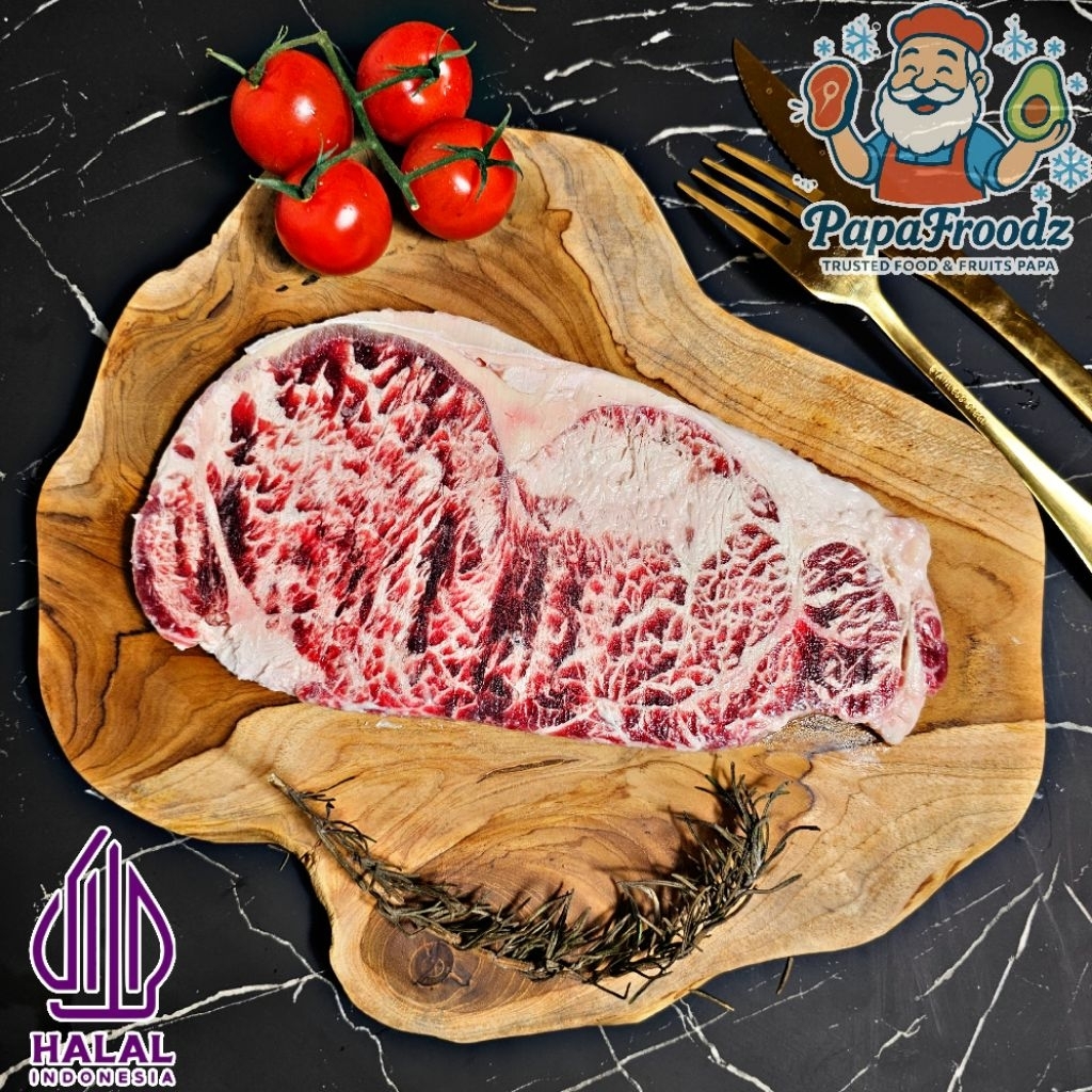 Jual Beef Wagyu Sirloin Meltique Steak 200gr Wagyu Sirloin Meltik Beef ...