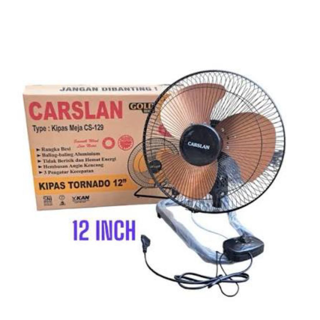Jual Kipas Angin Carslan 12 inch Besi 2in1 Duduk & Dinding | Shopee ...