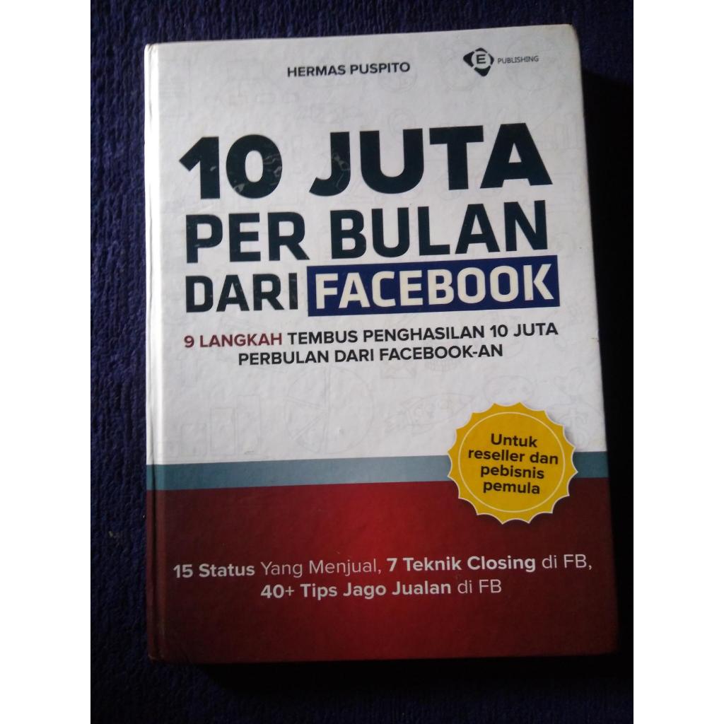 Jual Buku 10 Juta Per Bulan Dari Facebook Hermas Puspito | Shopee Indonesia