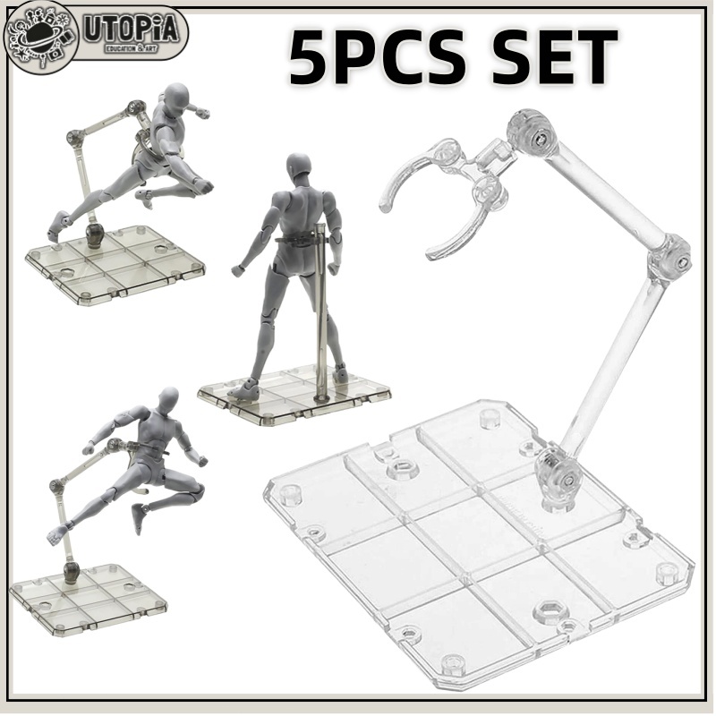 Jual 5PCS Stand Base Action Figure Gundam SHF SD HG RG SIC Robot Action ...