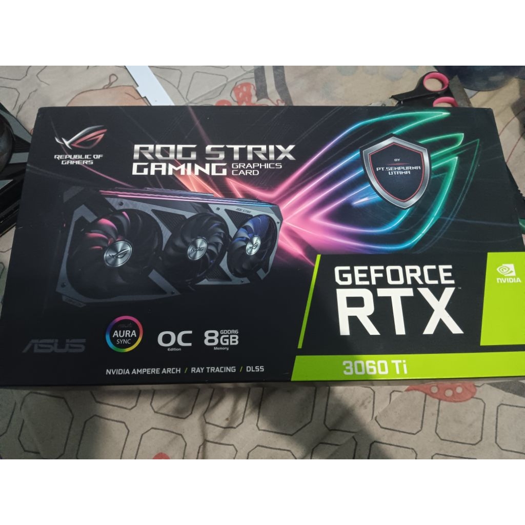 Jual Asus ROG Strix RTX 3060Ti 8GB GDDR6 | Shopee Indonesia