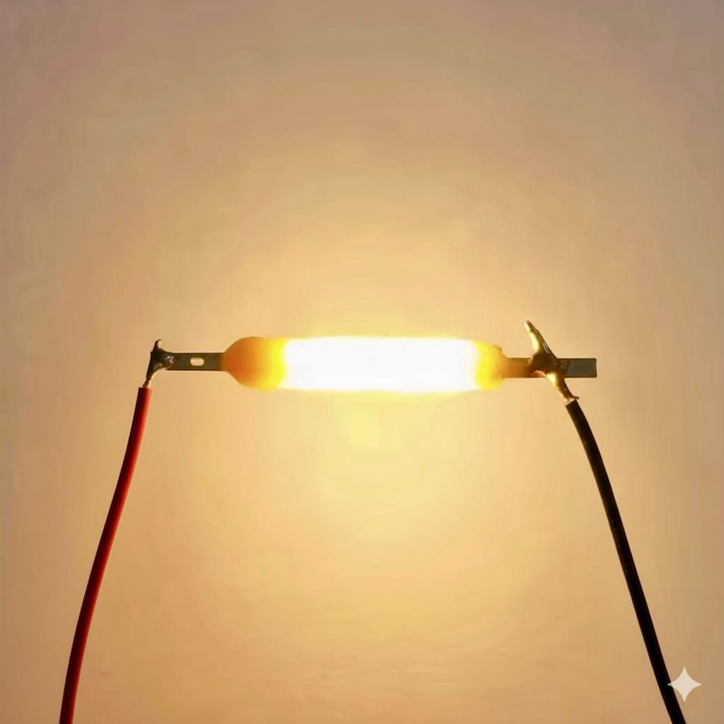 Jual LED Filament Edison 3V 18.5mm 65mA Warm White 2700K LED Filamen ...