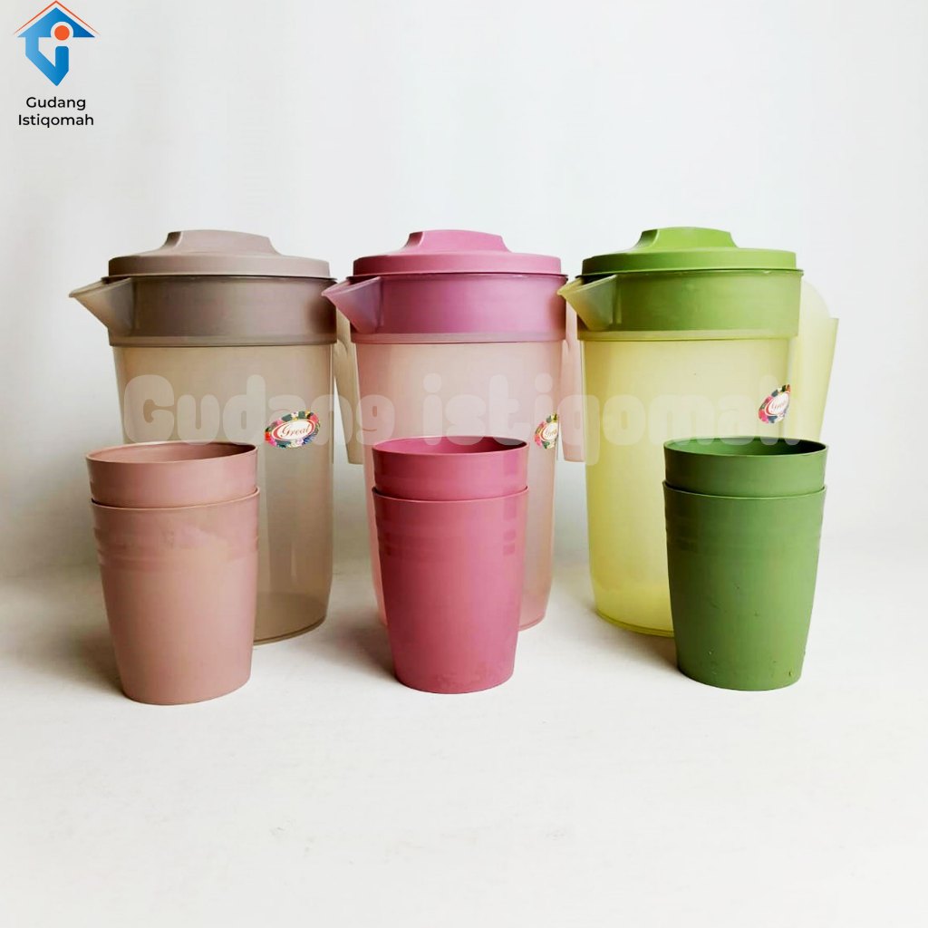 Jual Teko 3 in 1 Mini / Pitcher Set / Eskan 1 Liter Free Gelas | Shopee ...