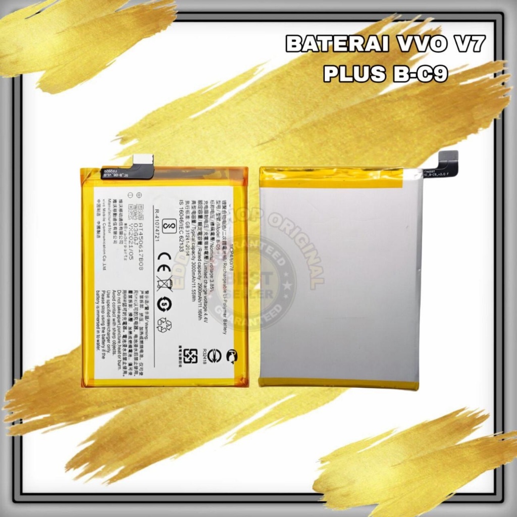 Jual BATERAI / BATERAY VVO V7 PLUS B-C9 3150 MAH ORIGINAL BARU | Shopee ...