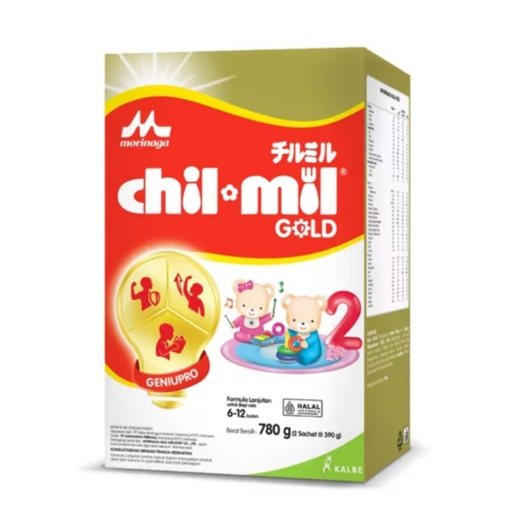 Jual MORINAGA CHIL MIL GOLD GENIUPRO FORMULA BAYI USIA 6-12 BULAN 780GR ...