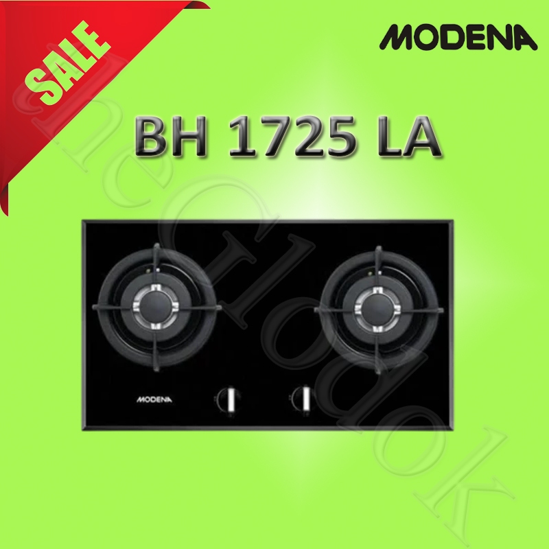 Jual MODENA BH 1725 LA Kompor Tanam Built-In Hob Gas 70cm 2 tungku ...