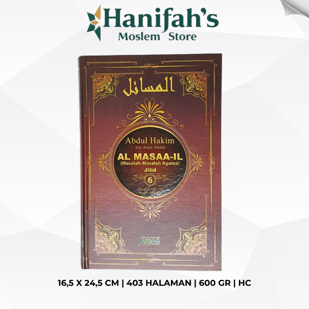 Jual Al Masaail Jilid 6 Al Masail Abdul Hakim bin Amir Abdat Almasaail ...