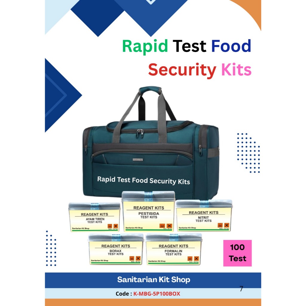 Jual Food Security Kit Simple untuk MBG 100 Test / Uji Kimia Berbahaya ...