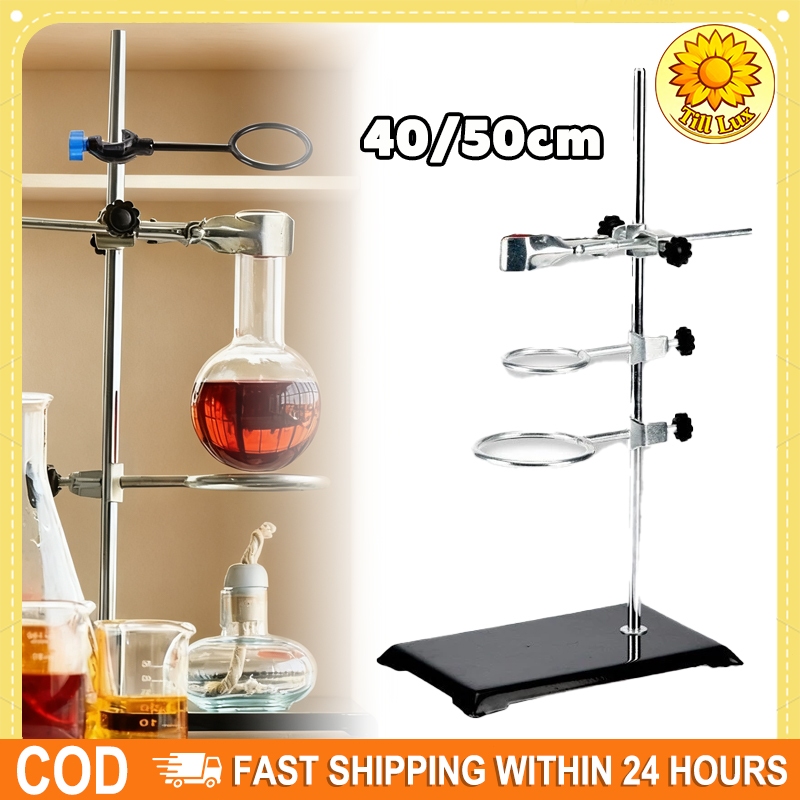 Jual 40cm/50cm Klem Dan Statif Universal Laboratorium Tiang Statif ...