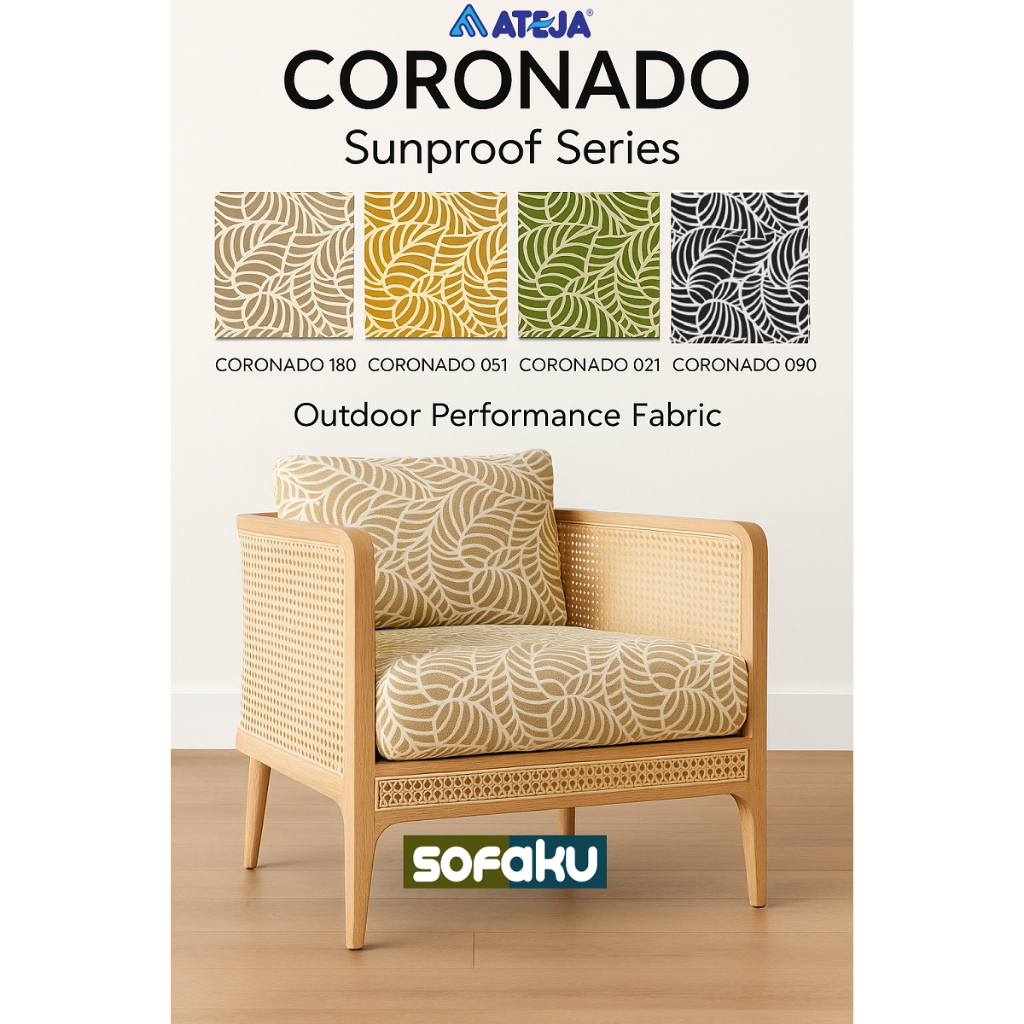 Jual CORONADO ATEJA SUNPROOF - Kain Bahan Ateja Olefin - Kain Sofa ...