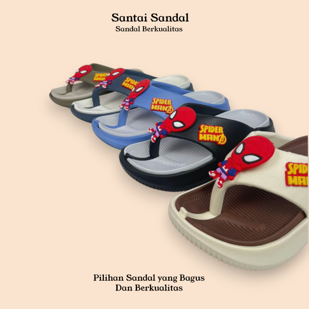 Jual Sandal Koleks Terbaru 2025 Sendal Jepit Anak Remaja Casual Simple ...