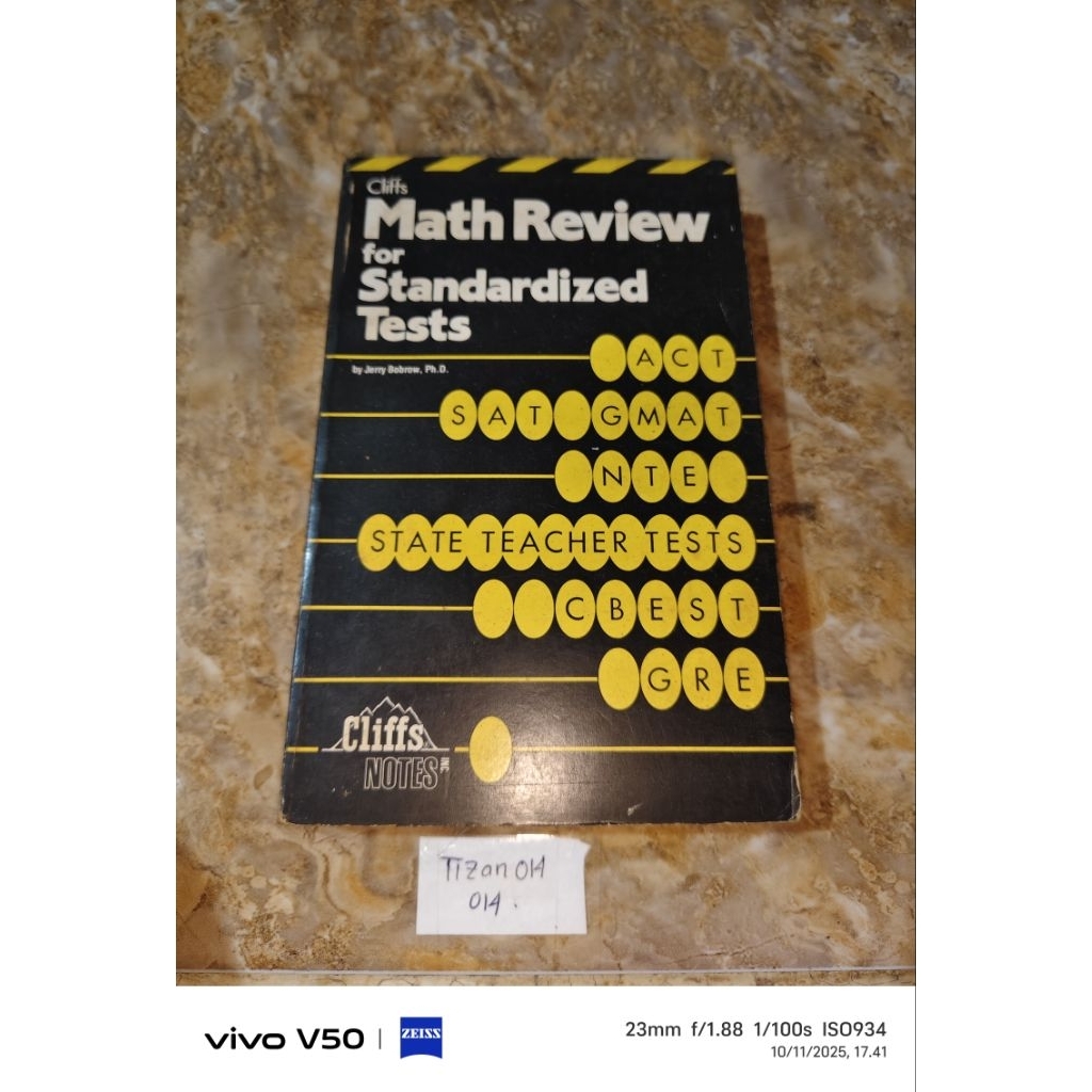 Jual Buku Math review for standardized tests - Cliffs | Shopee Indonesia