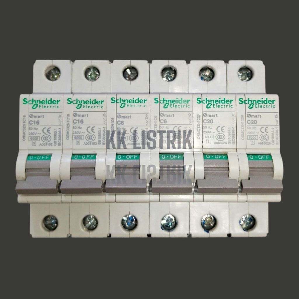Jual mcb smart 1phase 63amper second mulus layak pakai | Shopee Indonesia