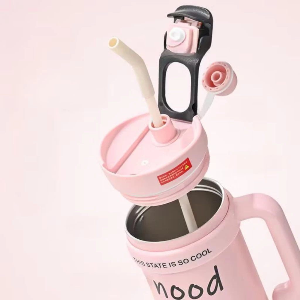 Jual Termos Vakum Tumbler MOOD THE CUP Gagang Stanley Stainless Steel ...