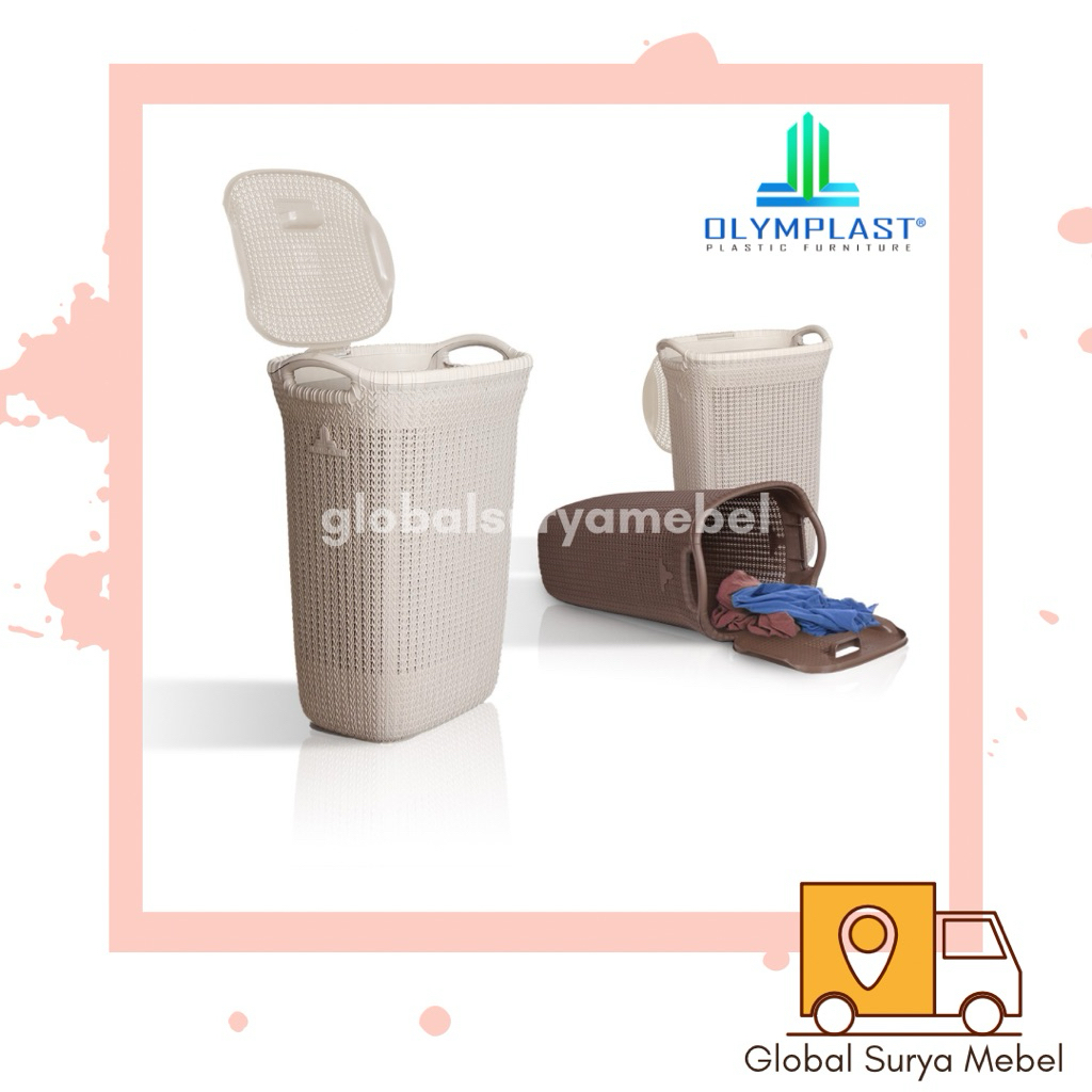 Jual Olymplast Laundry Basket OLB / Keranjang Baju Kotor / Keranjang ...