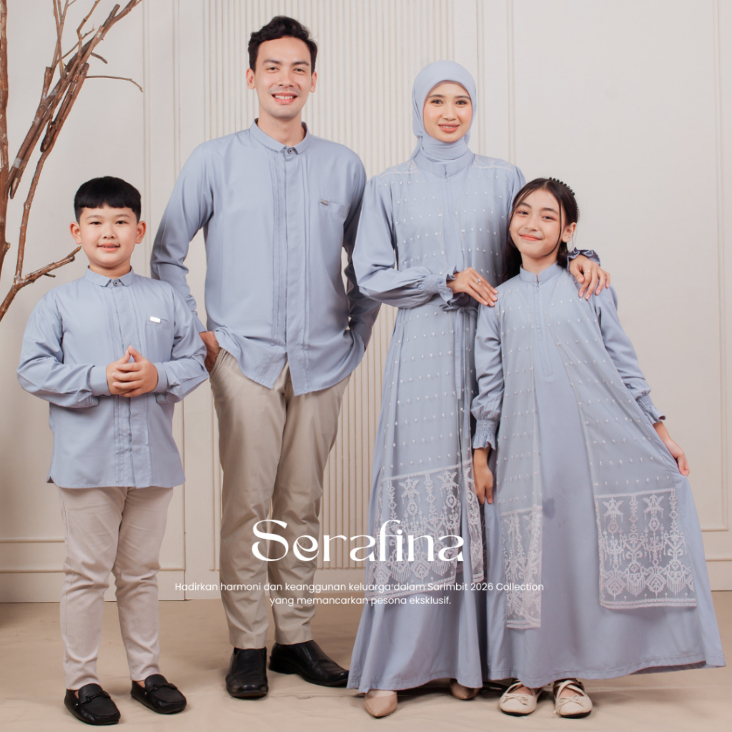 Jual Sarimbit Studio - Sarimbit Keluarga Serafina ( Grey ) Baju couple ...