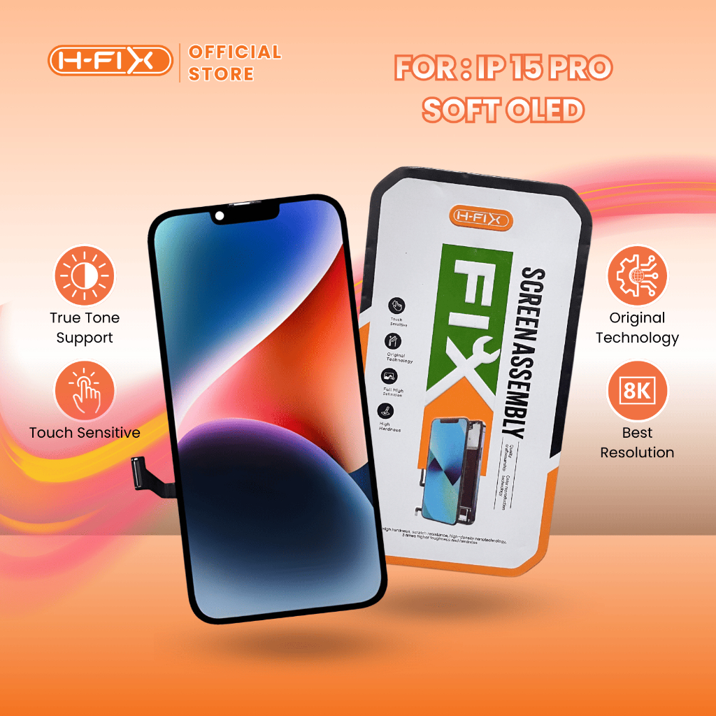 Jual HFIX - Lcd For IP 15 Pro Oled Move IC Fullset Touchscreen | Shopee ...