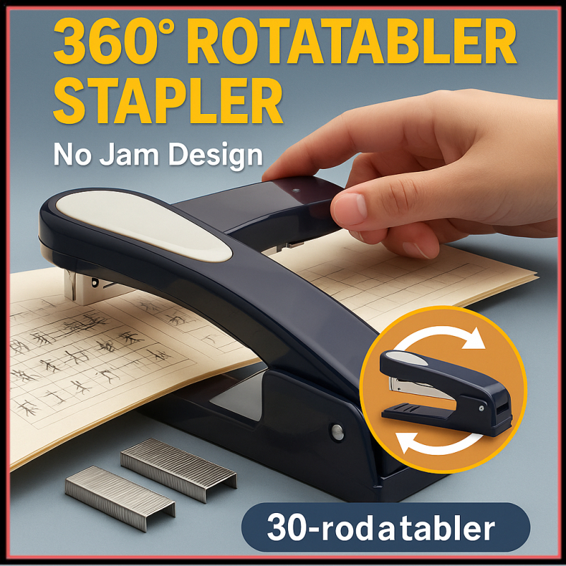Jual Stapler Tugas Berat Rotasi 360 Stapler 24/6 Staples Stapler Putar ...