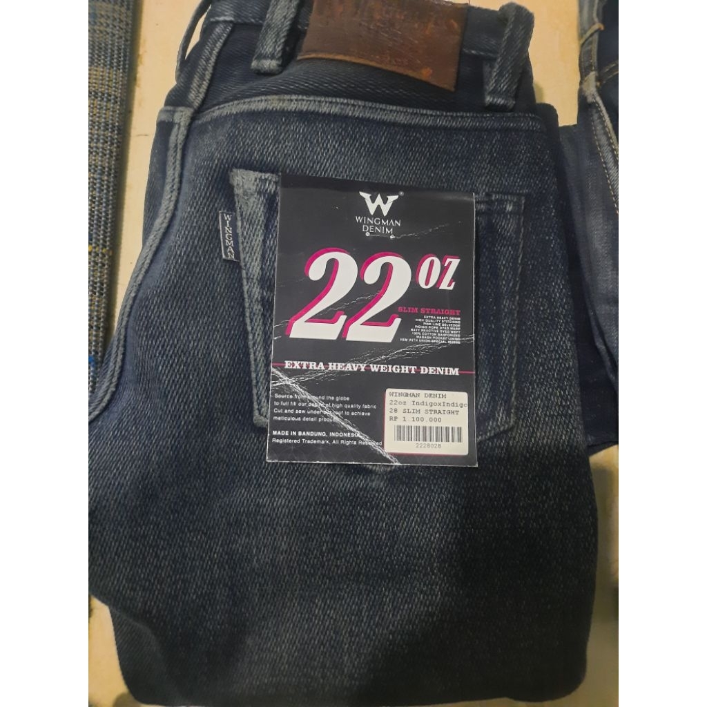 Jual WINGMAN DENIM - INDIGO X INDIGO 22 OZ | Shopee Indonesia