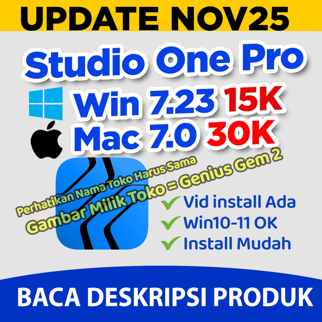Jual Studio One Pro 7 WIN MAC Full Version Vid Install Ada | Shopee ...