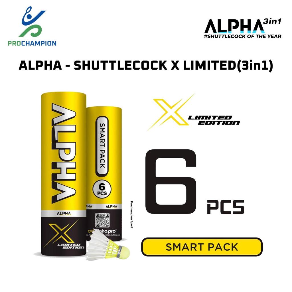 Jual SHUTTLECOCK KOK ALPHA NEW ECO 3 iN1 TECHNOLOGY - ALPHA Isi 6 ...