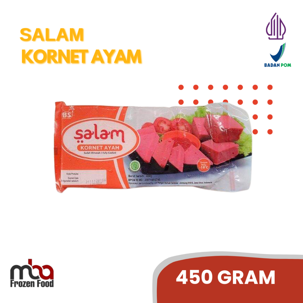 Jual SALAM Kornet Ayam 450gr / Kornet Ayam /Ham /Patties /Daging ...
