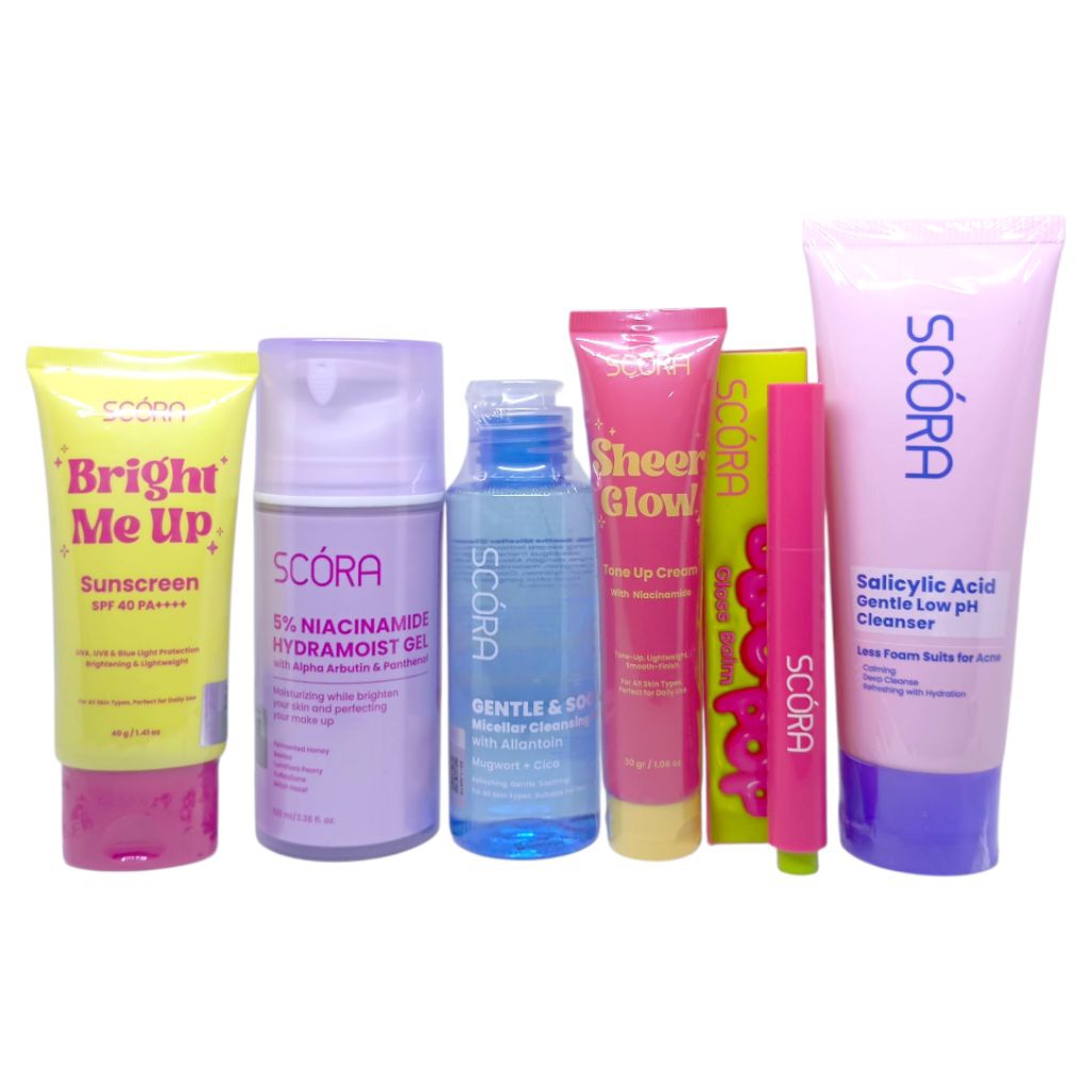 Jual Paket Skincare Scora Paket Mencerahkan Kulit Remaja | Shopee Indonesia