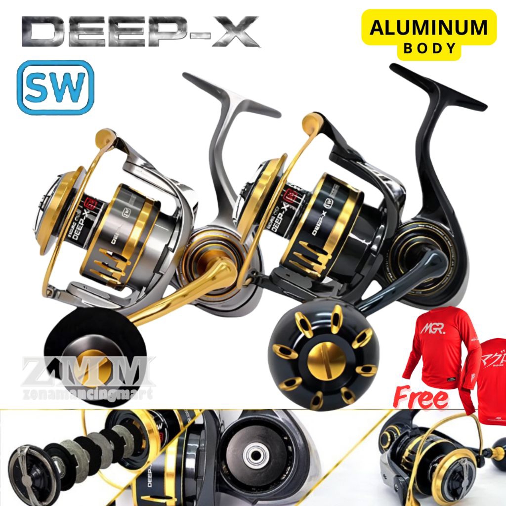 Jual FREE JERSEY Reel MAGURO DEEP X SW 3000AK | 4000AK | 6000AK/EK ...