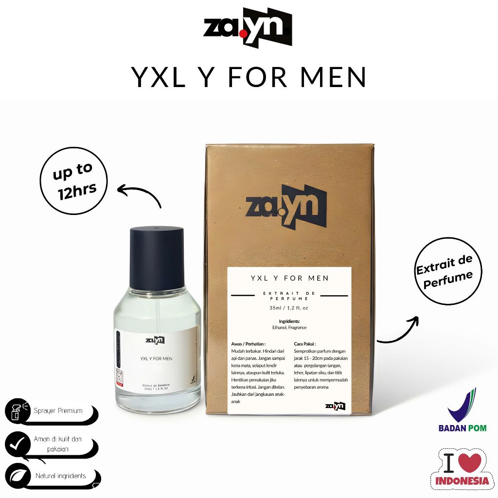 Jual waYeSeL Y For Men Inspired by Zayn Perfume | ZA.YN | Parfum ...