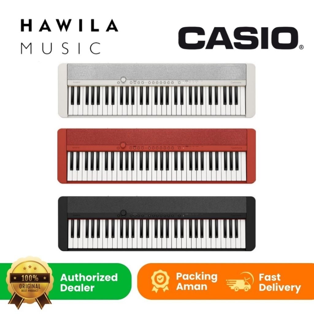 Jual New Keyboard CASIO CTS1 CTS 1 Ct-s1 61-Keys BK,RED,WE ORIGINAL ...