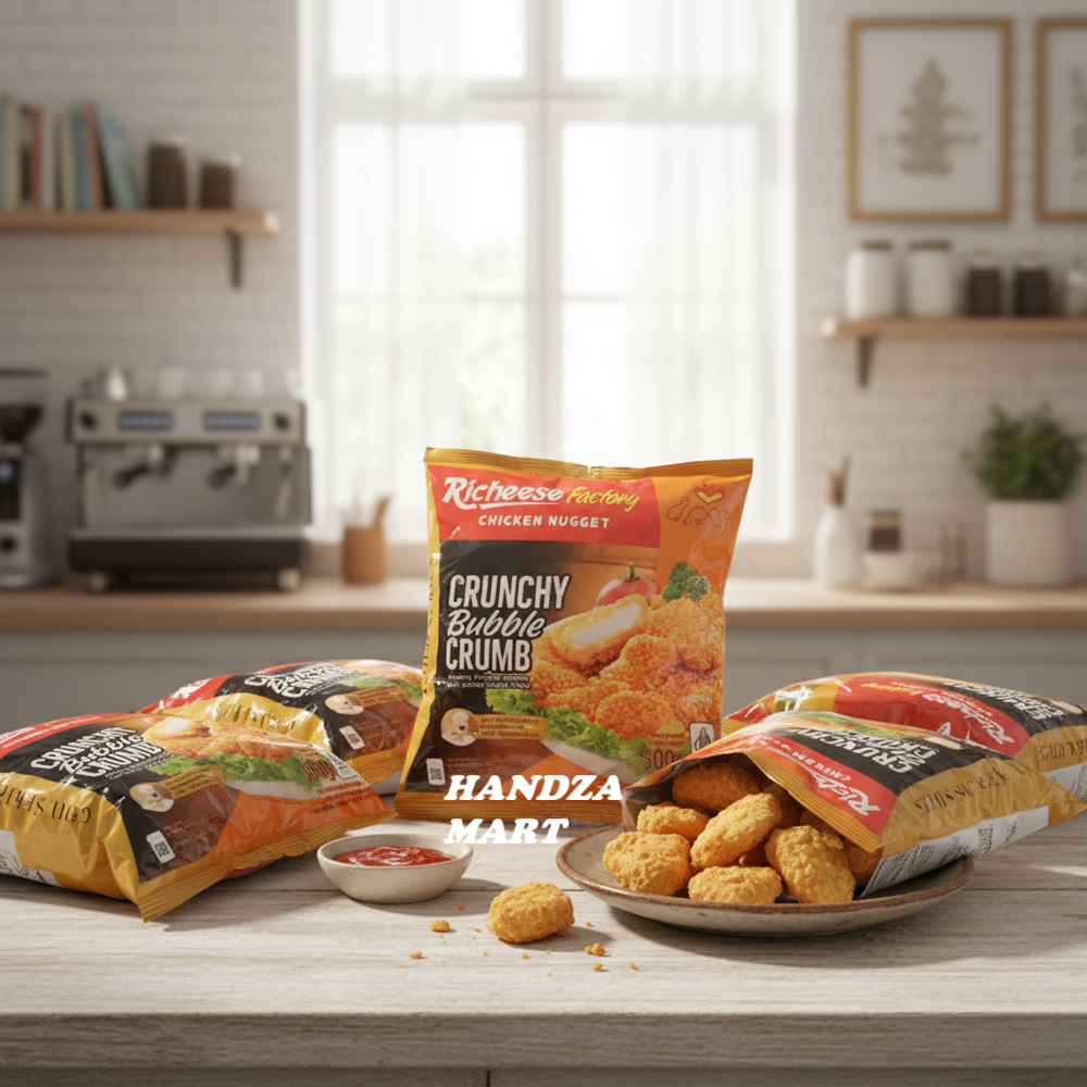 Jual Richeese Chicken Nugget Crunchy Bubble Crumb / Naget Ayam Richeese ...