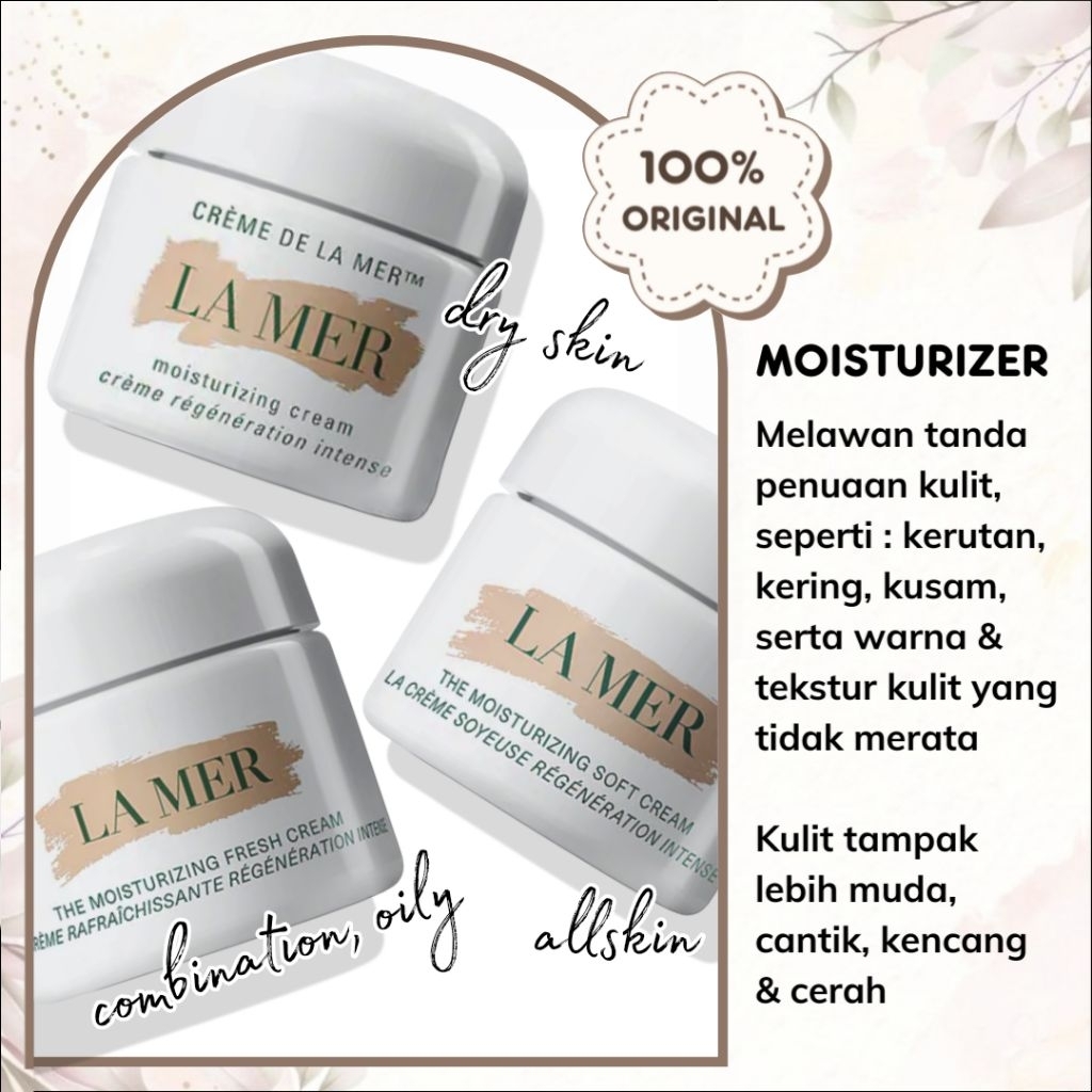 Jual LA MER NEW Creme The Lamer / The Moisturizing Soft Cream / The ...