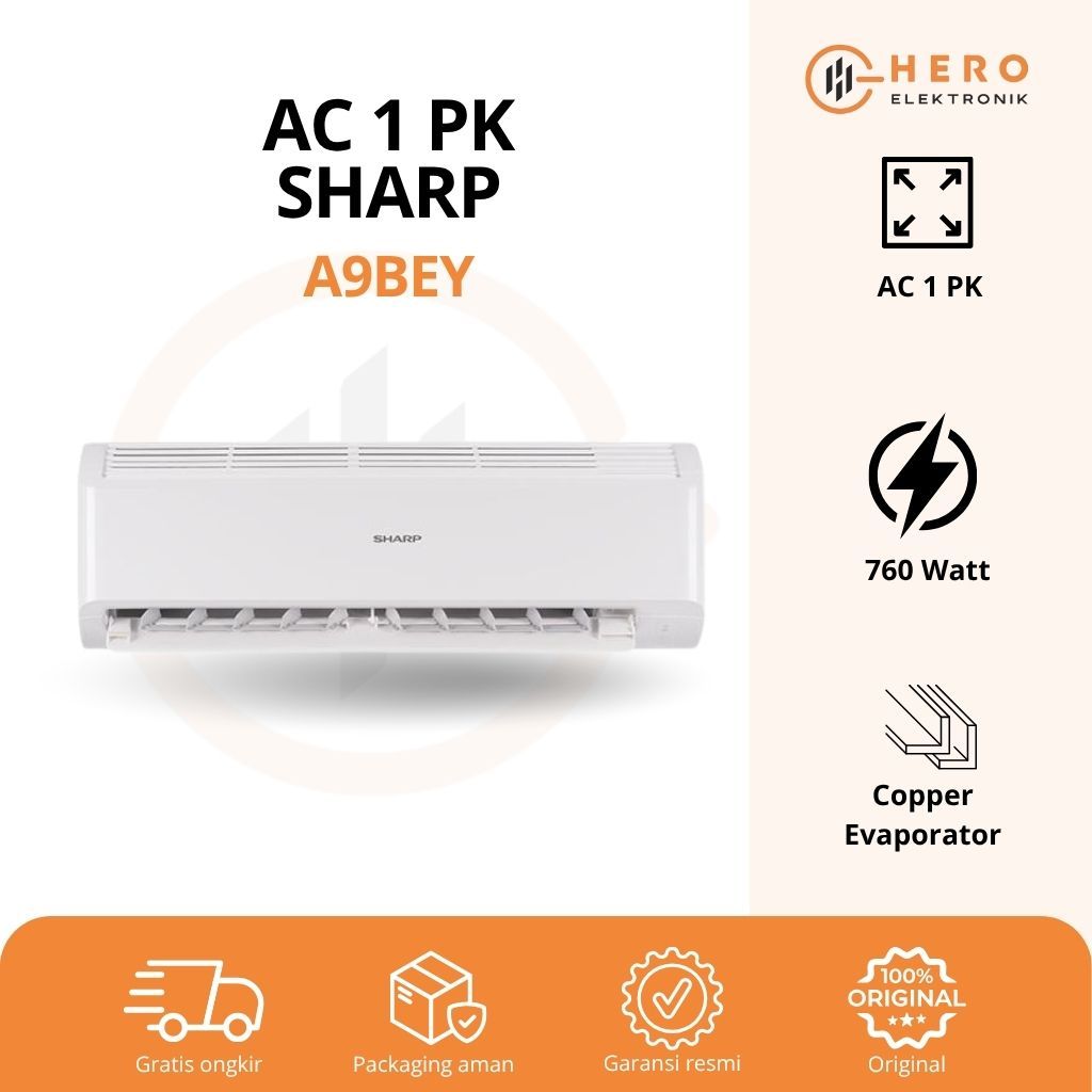 Jual AC Sharp 1 PK AH-A9BEY Original Garansi Resmi (Unit Only) | Shopee ...
