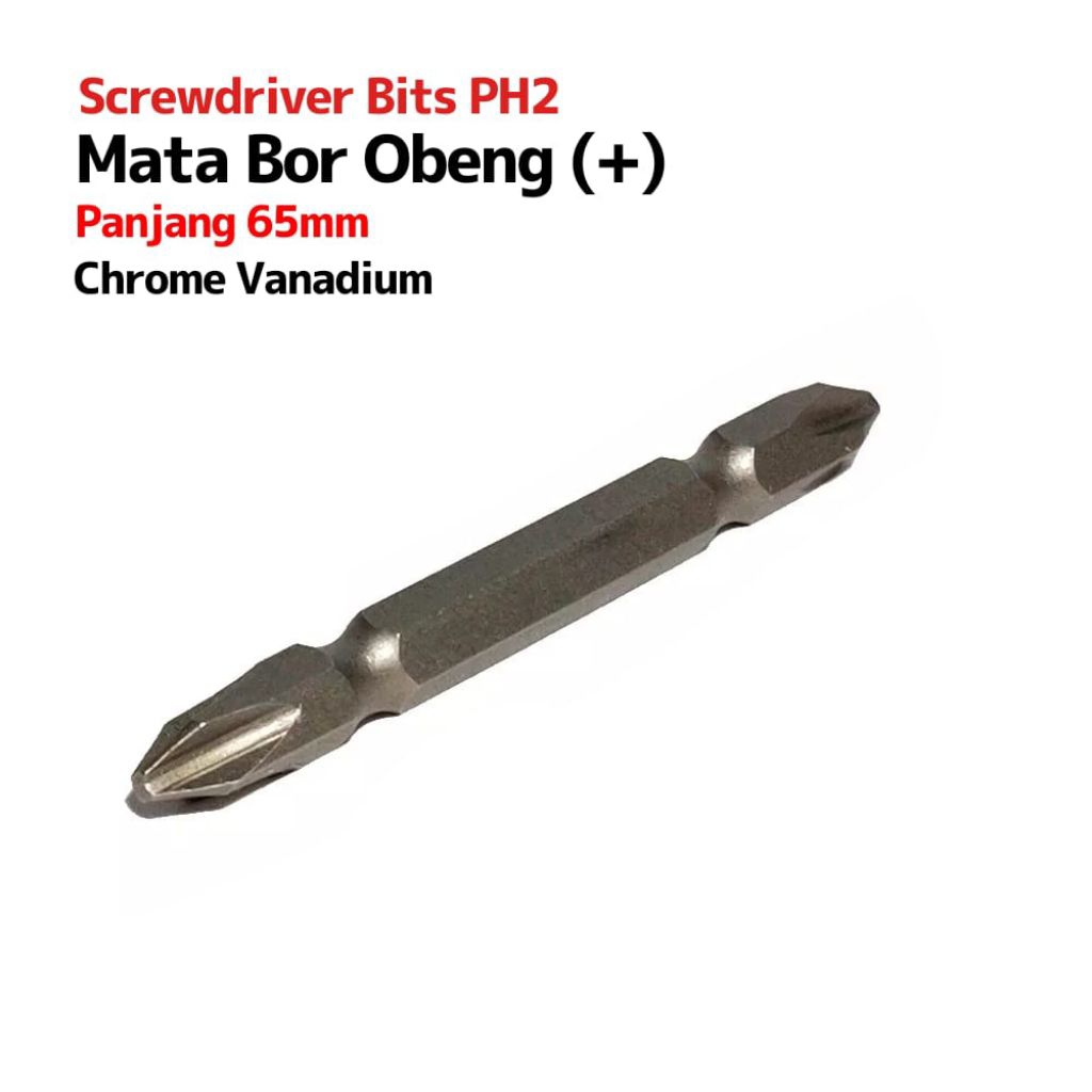Jual 1 Pc Mata Bor Obeng Plus (+) PH2 Screwdriver Bits Mata Obeng ...