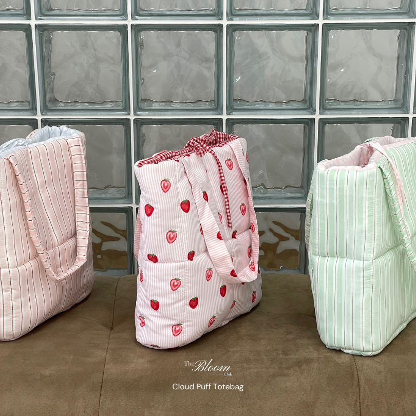 Jual [The Bloom Club] Cloud Puff Totebag | Tas Wanita Puffy Tote Bag ...